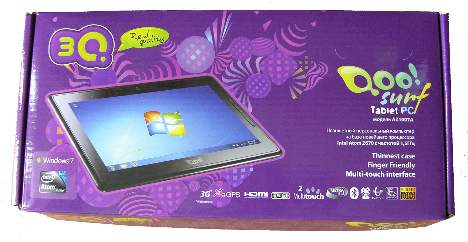 Обзор и тест планшета 3Q QOO! Surf Tablet PC AZ1007A