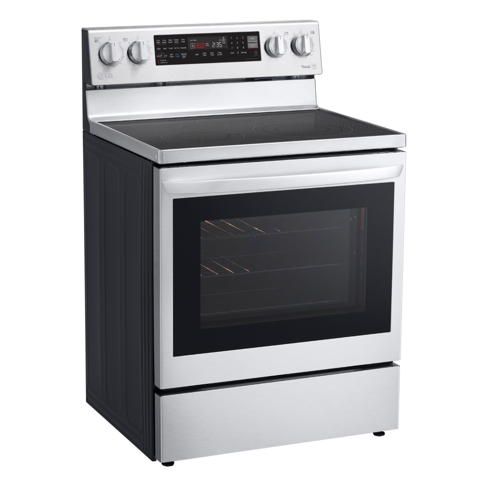 плиты LG InstaView ThinQ™ с электрической духовкой, с газовой панелью, с электрической панелью